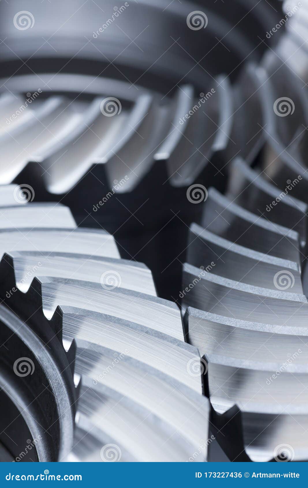 Close-up of Grey Metallic Gear Wheels Stock Photo - Image of accuracy ...