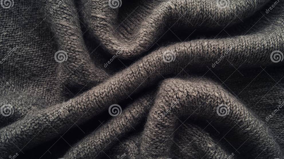 Close Up of Grey Woolen Fabric Texture. Background and Texture Stock ...