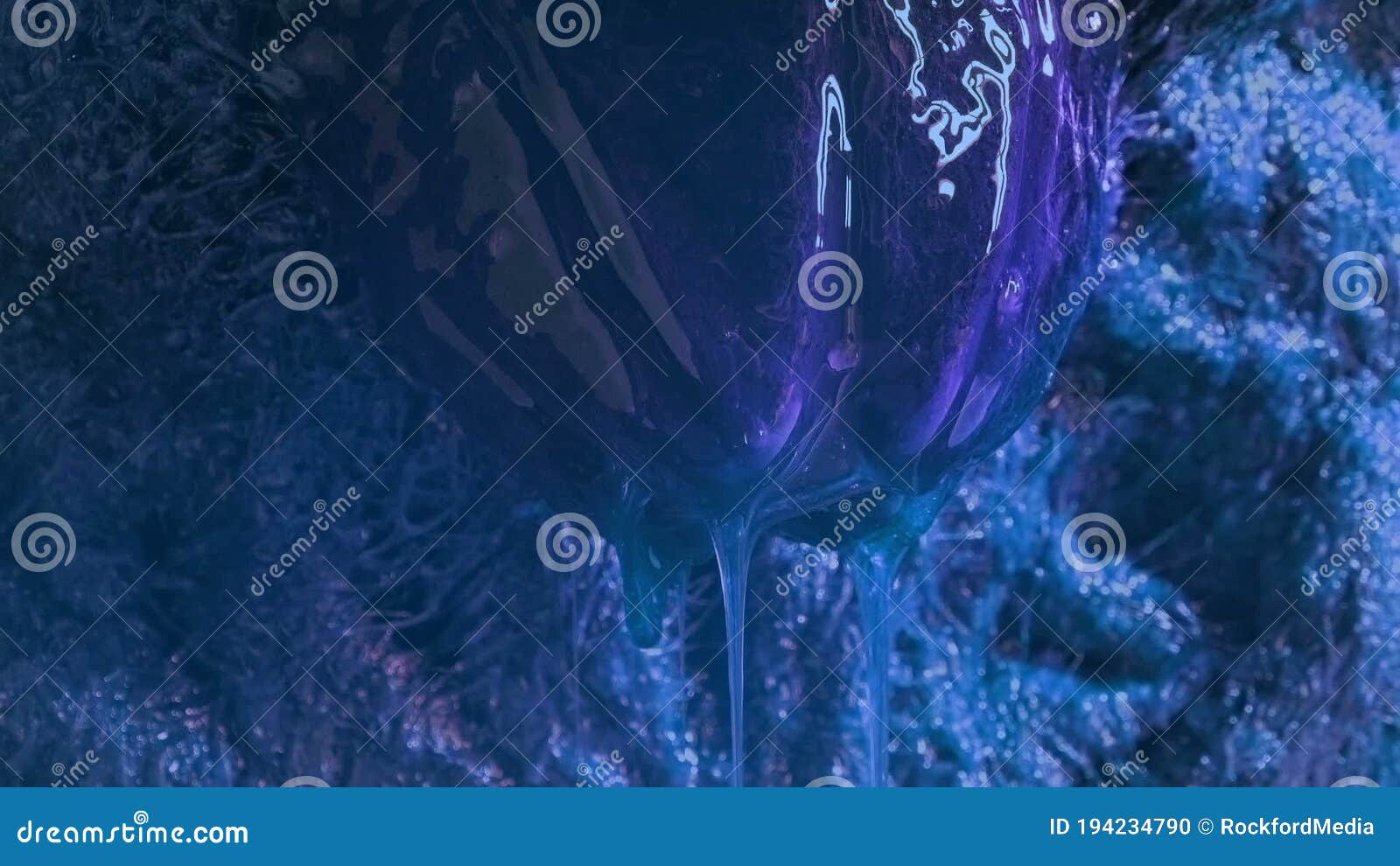 Slimy Alien Creature Dripping in Cave Stock Footage - Video of alien ...