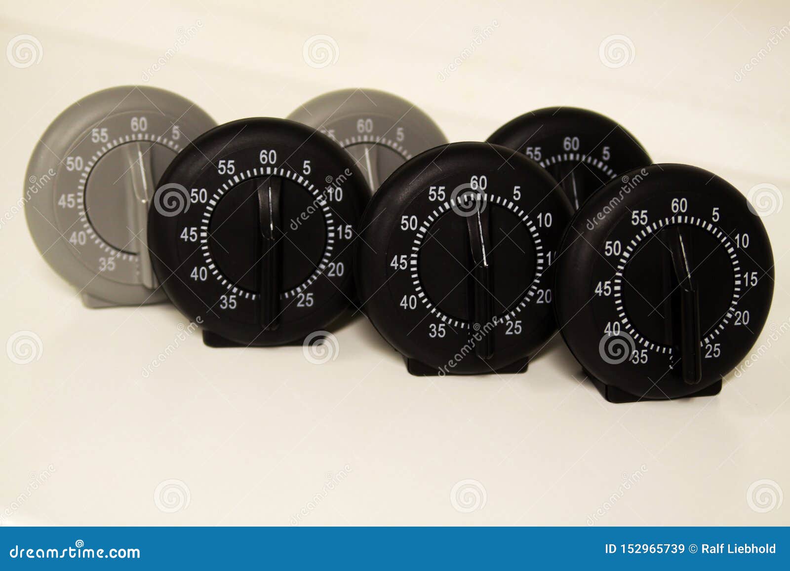 Close Up of a Group of Analog Stop Watches Stock Image - Image of ...