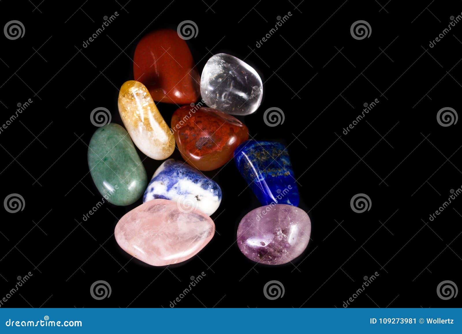 Chakra balancing stones stock image. Image of rock, orange - 109273981