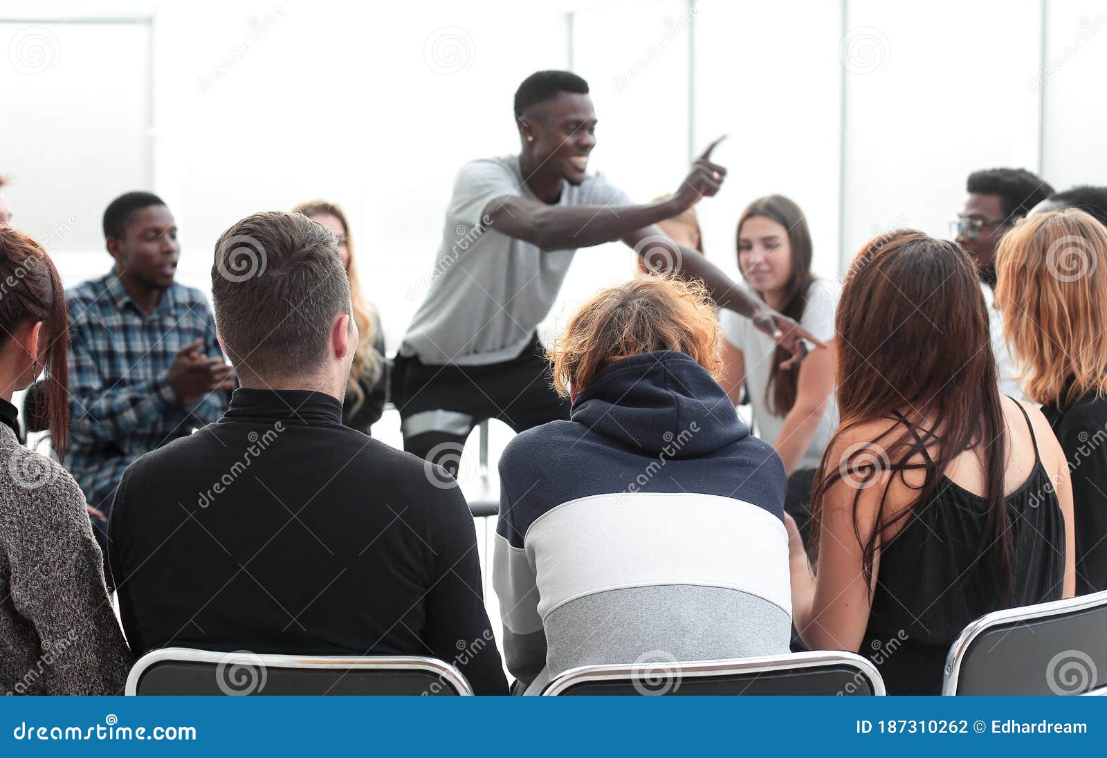 Close Up. a Group of Diverse Young People Sitting in a Circle Stock ... Close Up. a Group of Diverse Young People Sitting in a Circle Stock ...