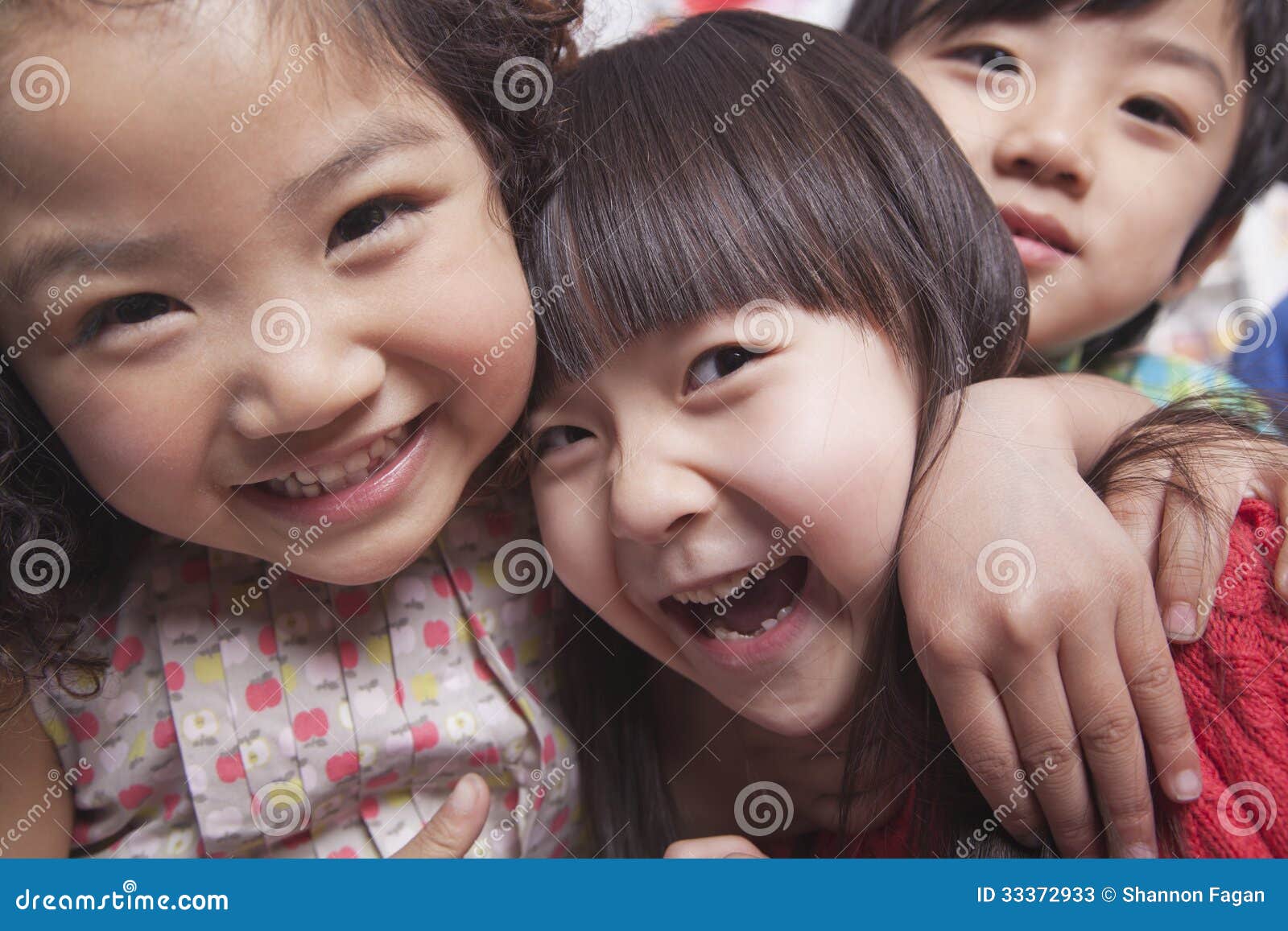 Close Up of a Group of Kids Stock Image - Image of discovery, ideas ...