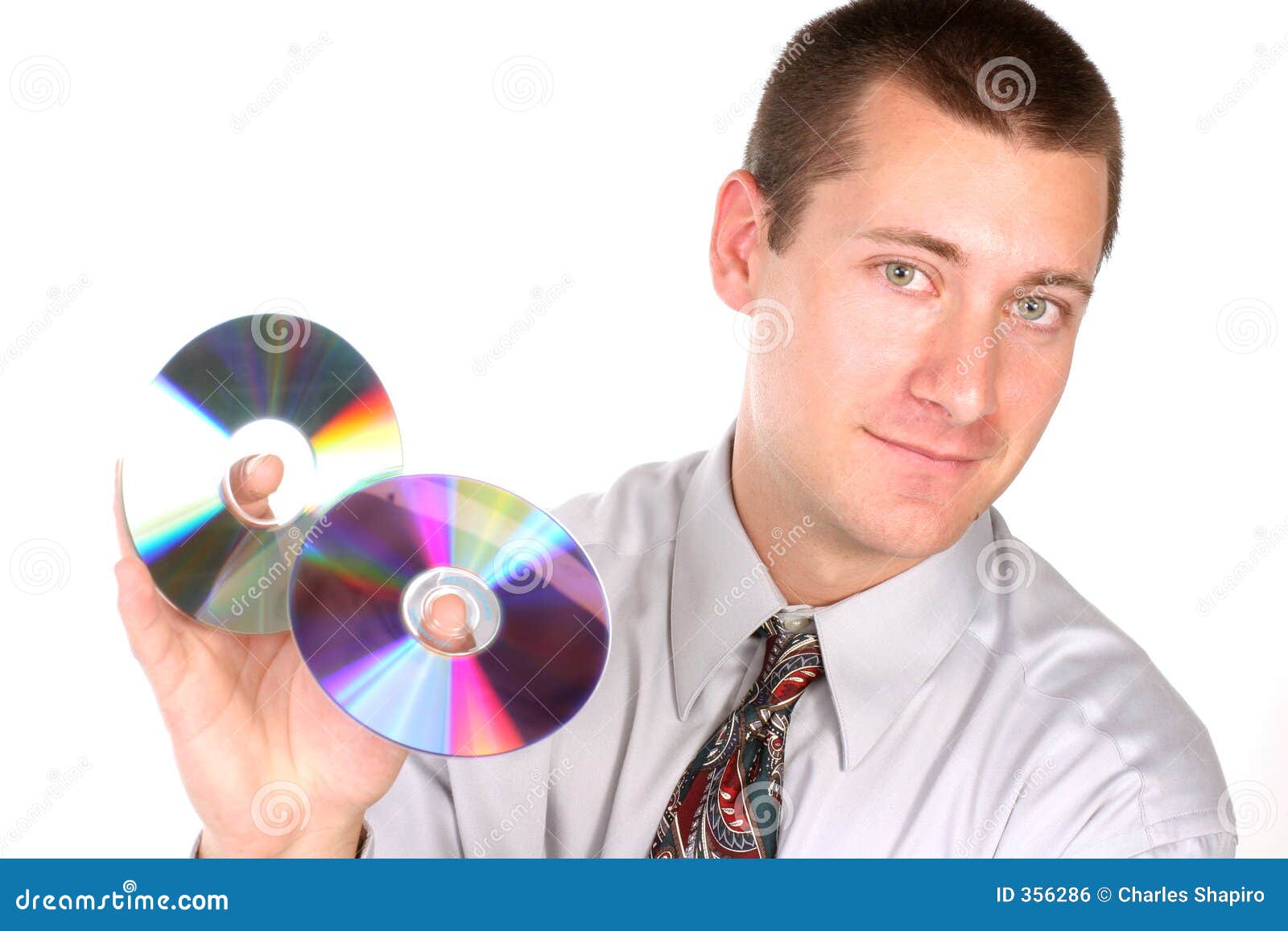 Close up of guy with cd stock photo. Image of dude, horizontal - 356286
