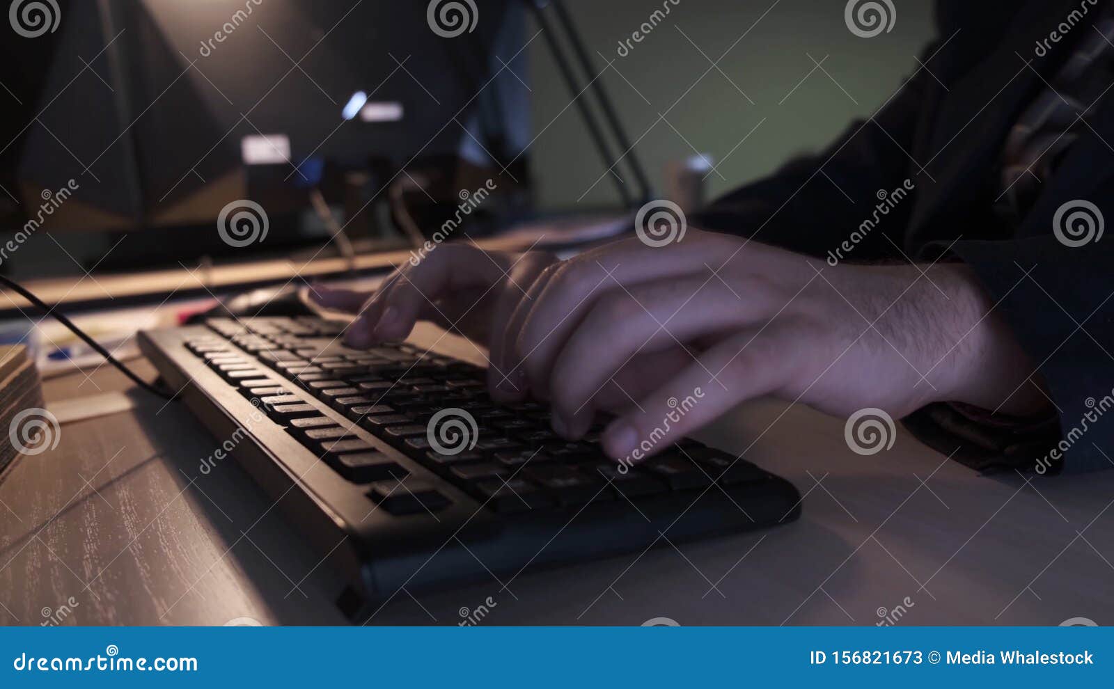 Close Up Of Hacker Typing On Keyboard Stock Footage Programmer