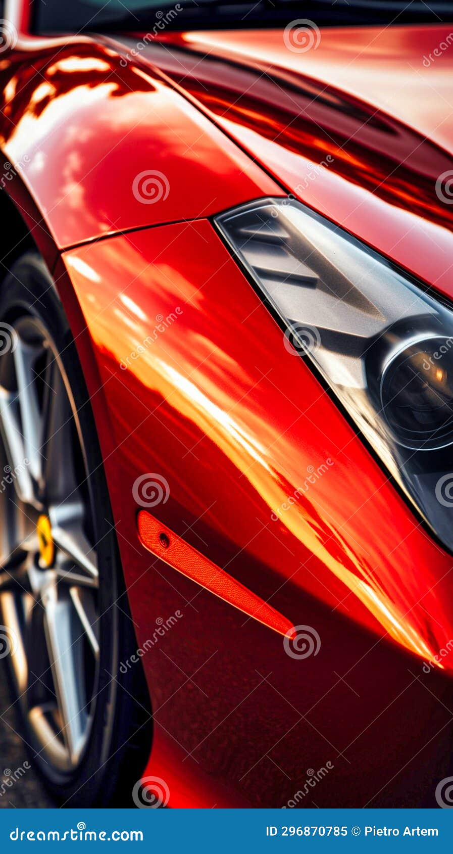 Close-up of Half of the Car Stock Image - Image of model, fast: 296870785