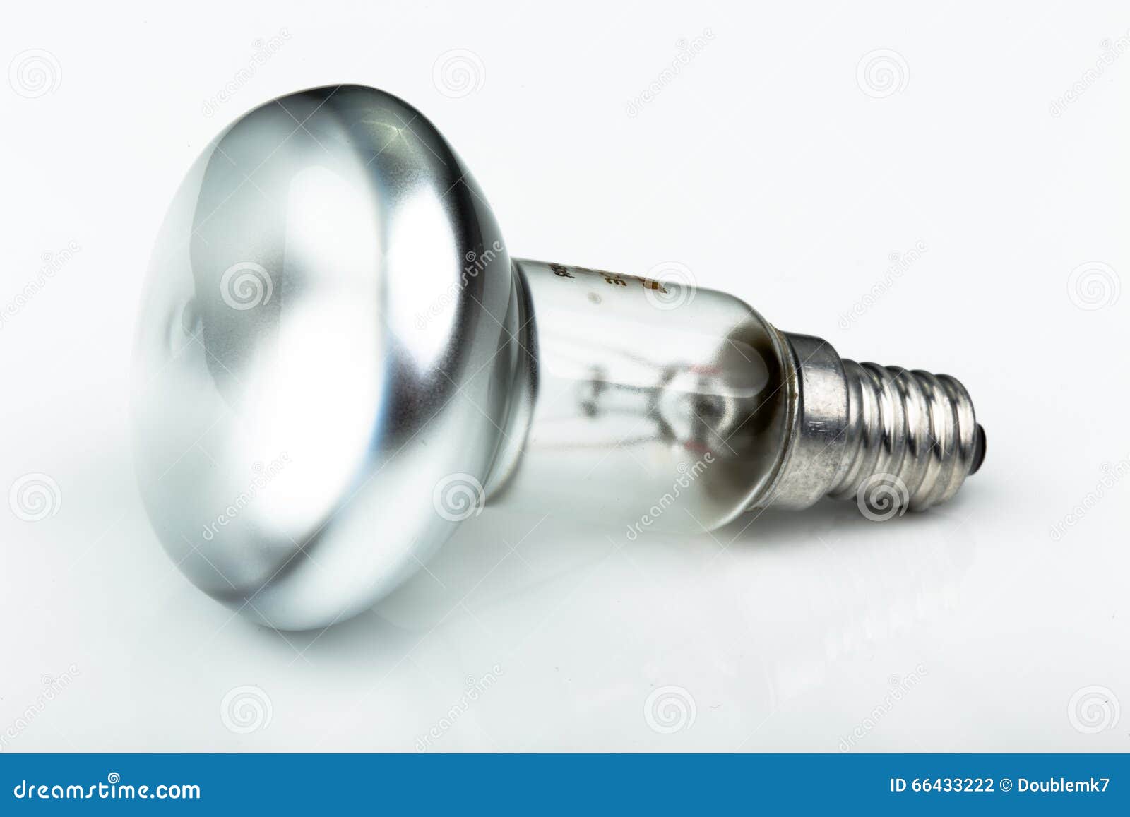 Close Up of a Halogen Light Bulb from the Side Stock Photo - Image of ...