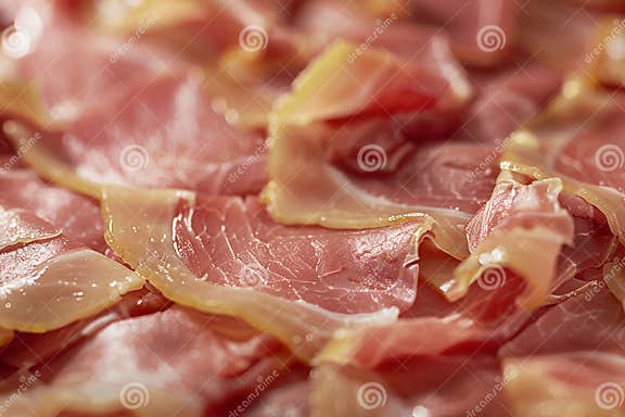 Close up of ham background stock illustration. Illustration of macro ...