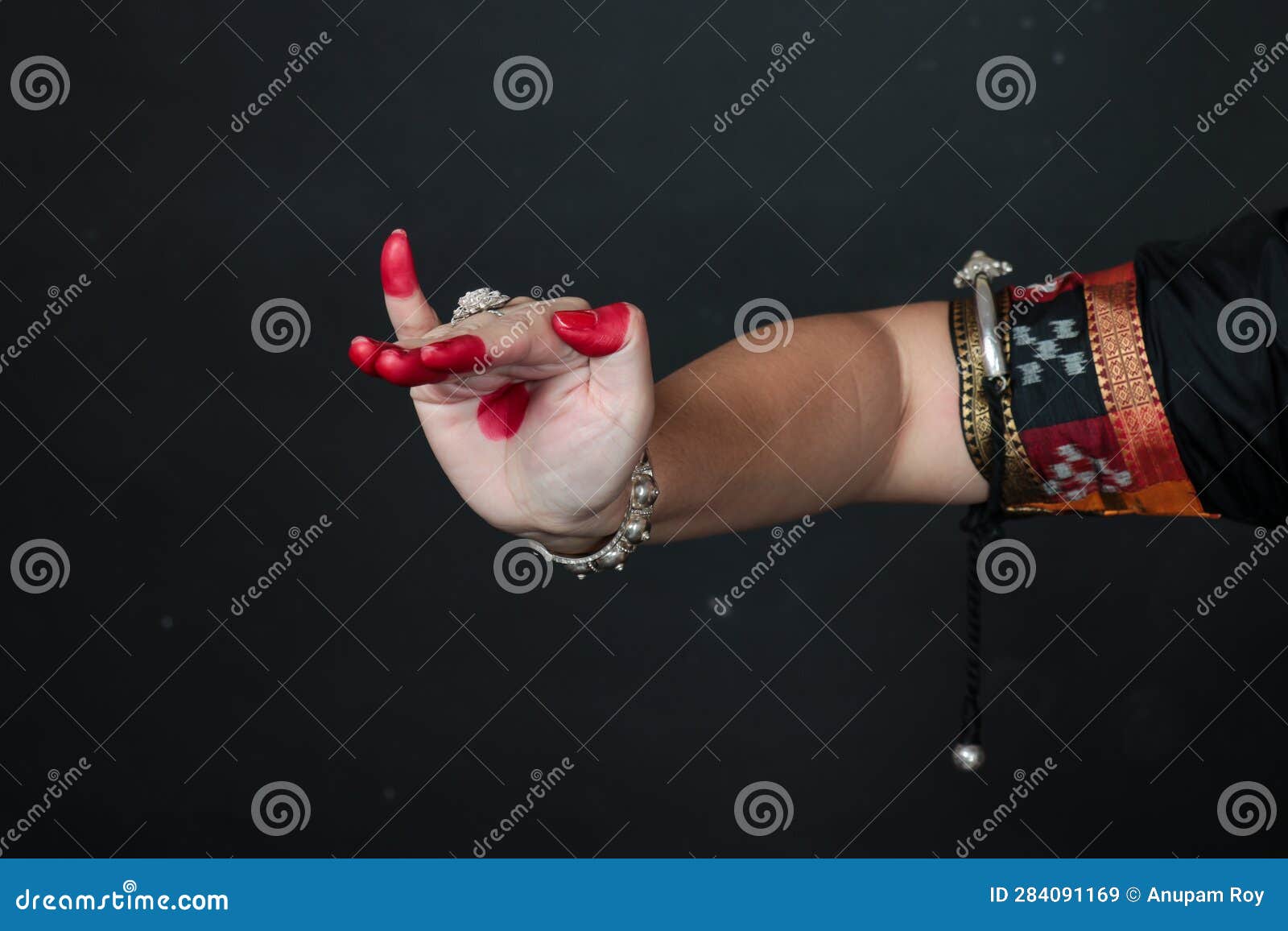 Close Up of Hand Gestures of an Odissi Dancer. Indian Classical Dance ...