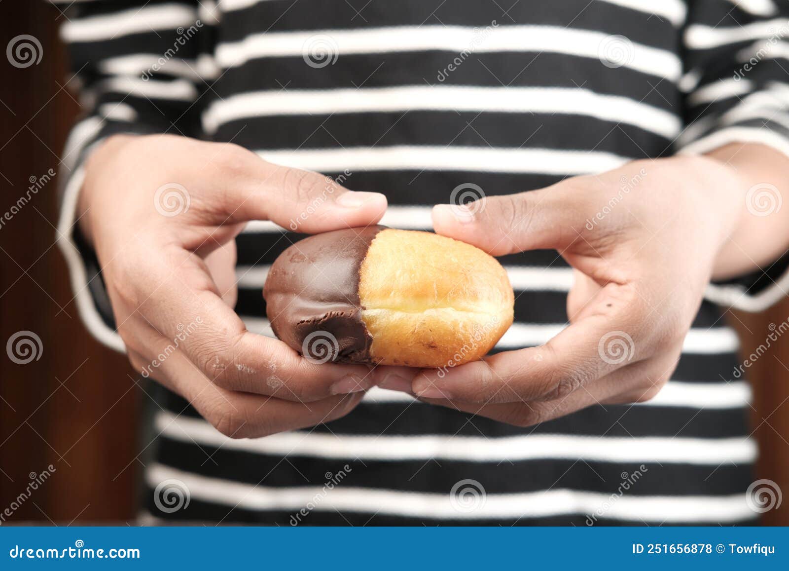 Close Up of Hand Holding Donuts on White Stock Photo - Image of ...