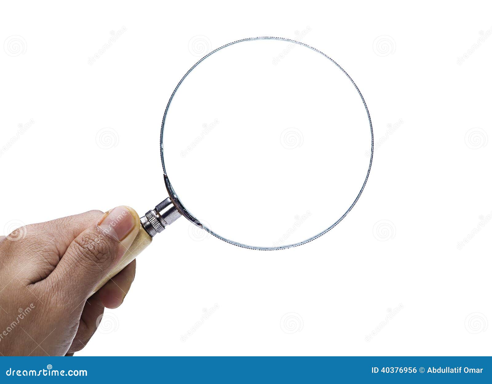 Close Up of Hand Holding Magnifying Glass Stock Photo - Image of macro ...