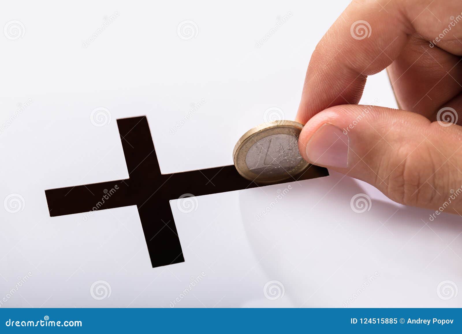 Hand Inserting Coin in Crucifix Slot Stock Image - Image of collection ... Hand Inserting Coin in Crucifix Slot Stock Image - Image of collection ...