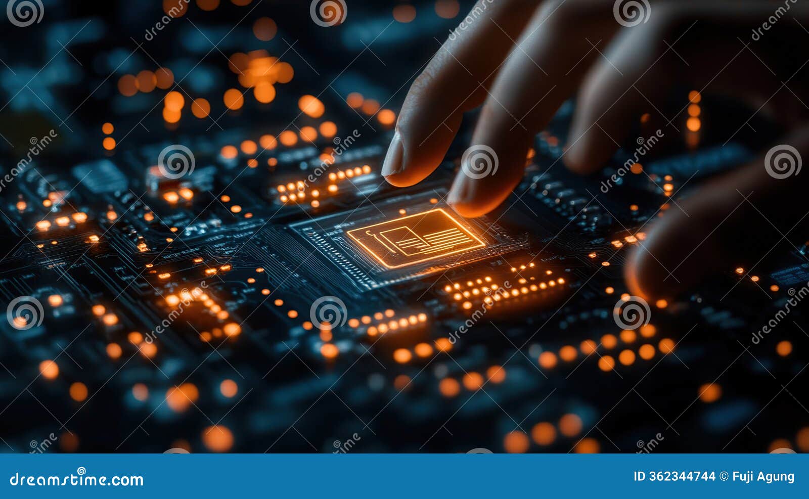 Digitalization In Action: Visionary Tech Expert Using Laptop In ...