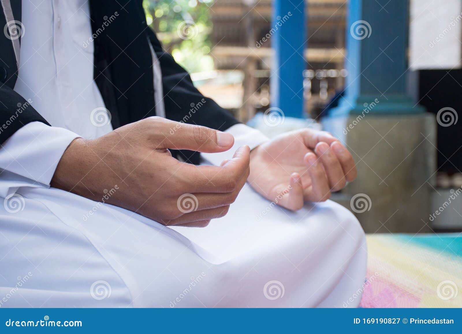 Close Up Hand Moslem Praying Stock Image - Image of moslem, islam ...