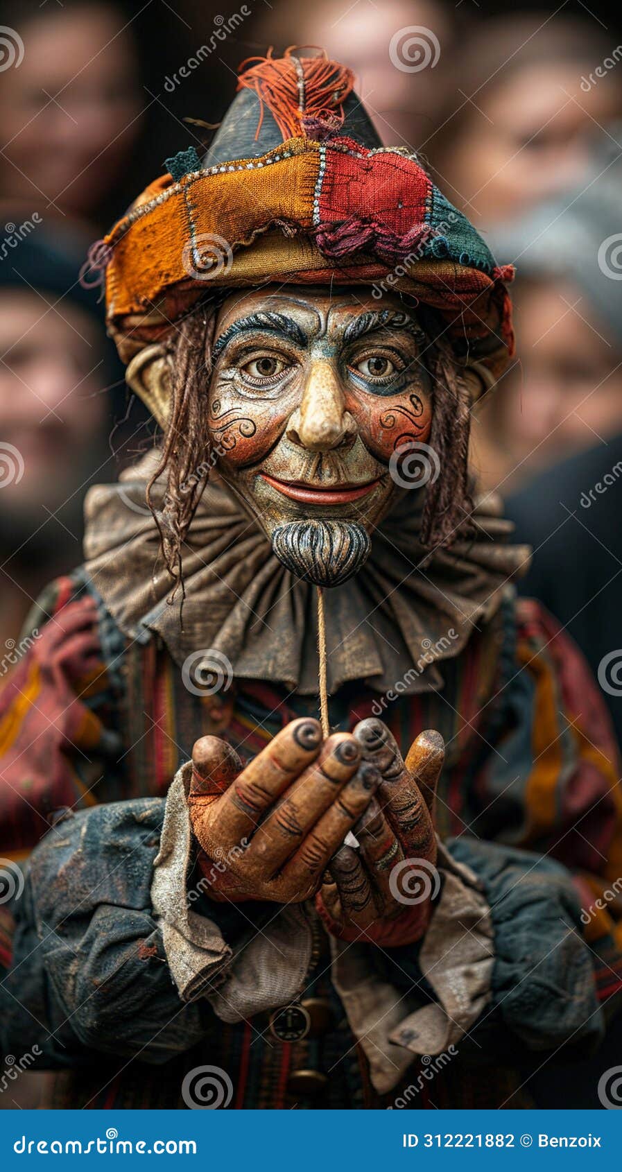 Close-up of a Hand Operating a Puppet Stock Photo - Image of fictional ...