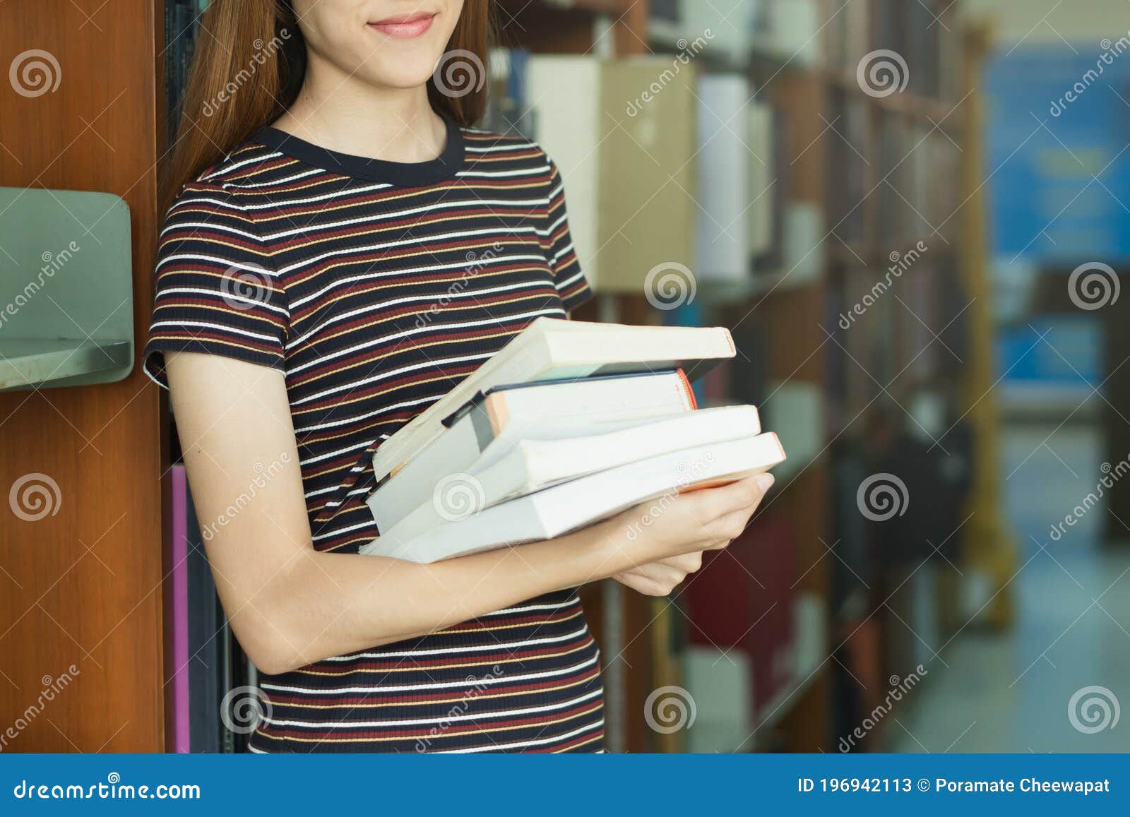 Close Up Hand of Student Standing and Holding Book for Doing Assignment ...