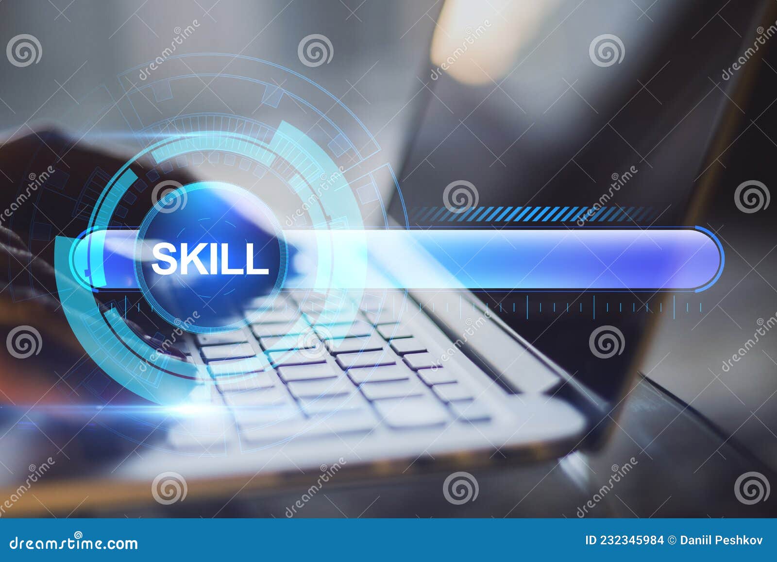 Close Up of Hand Using Notebook Keyboard with Creative Digital Skill ...