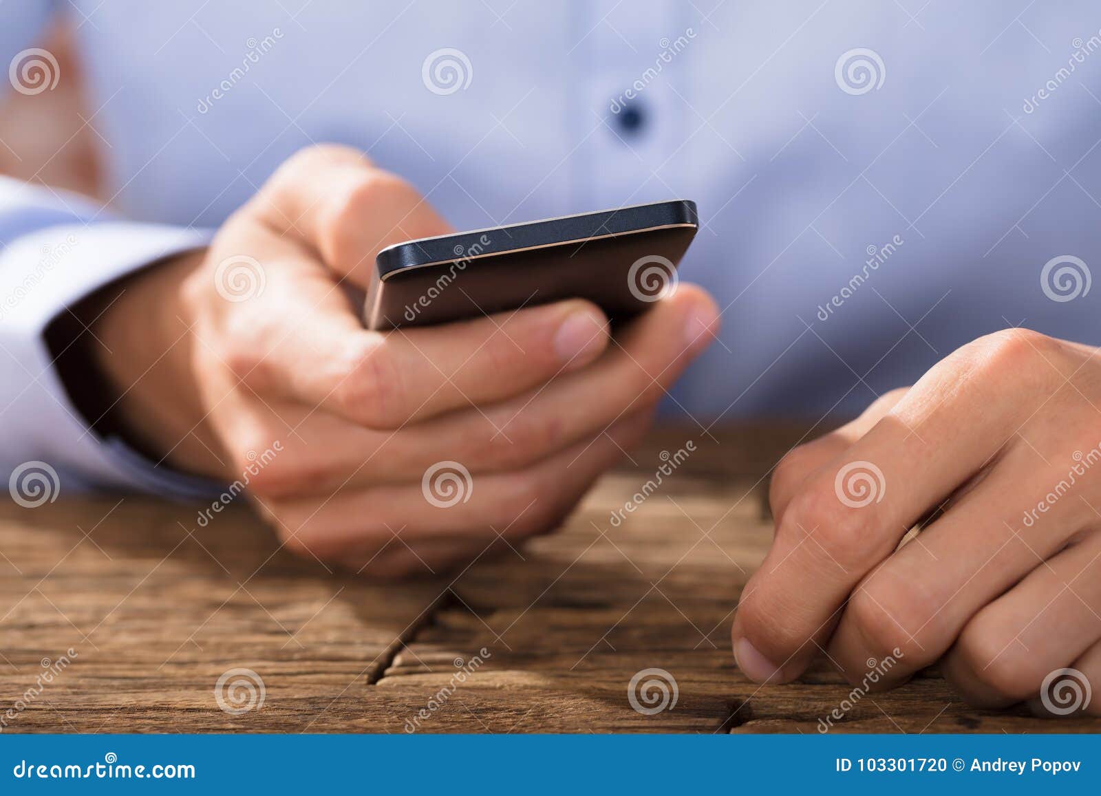 Hand Using Smart Phone stock photo. Image of businessperson - 103301720