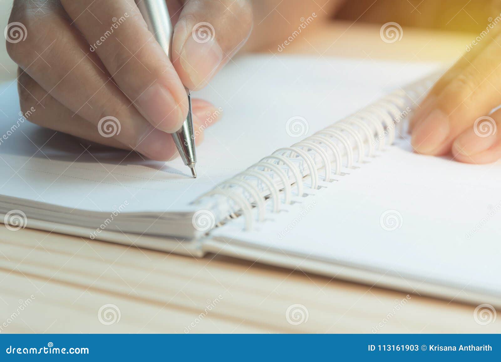 Close Up Hand Writing on Paper. Close Up People Writing on Paper Stock ...