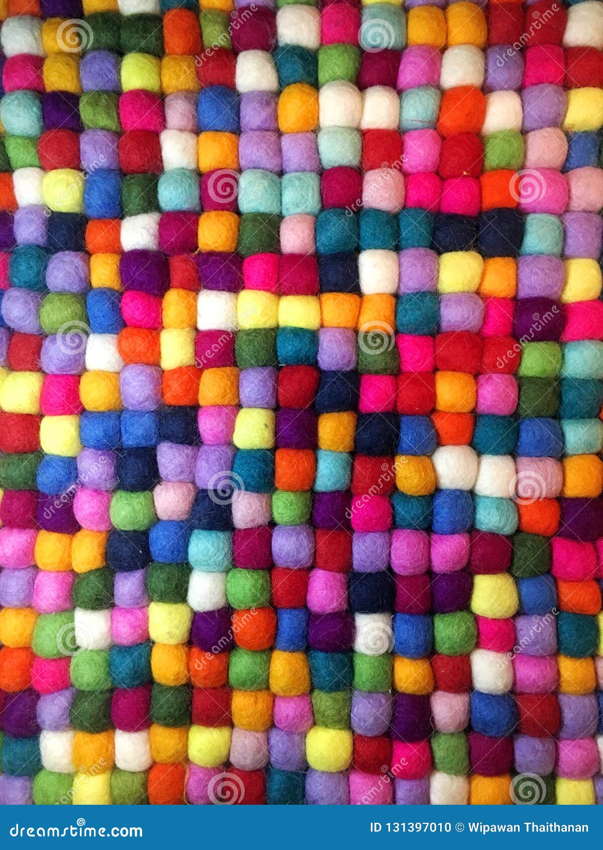 Close-up the Handmade Colorful Carpet Texture Stock Photo - Image of ...