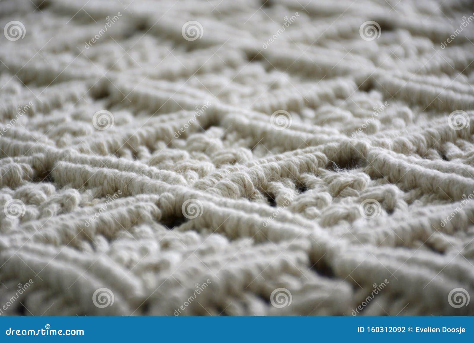 Close-up Handmade Macrame Carpet. Interior Decor Stock Photo - Image of ...