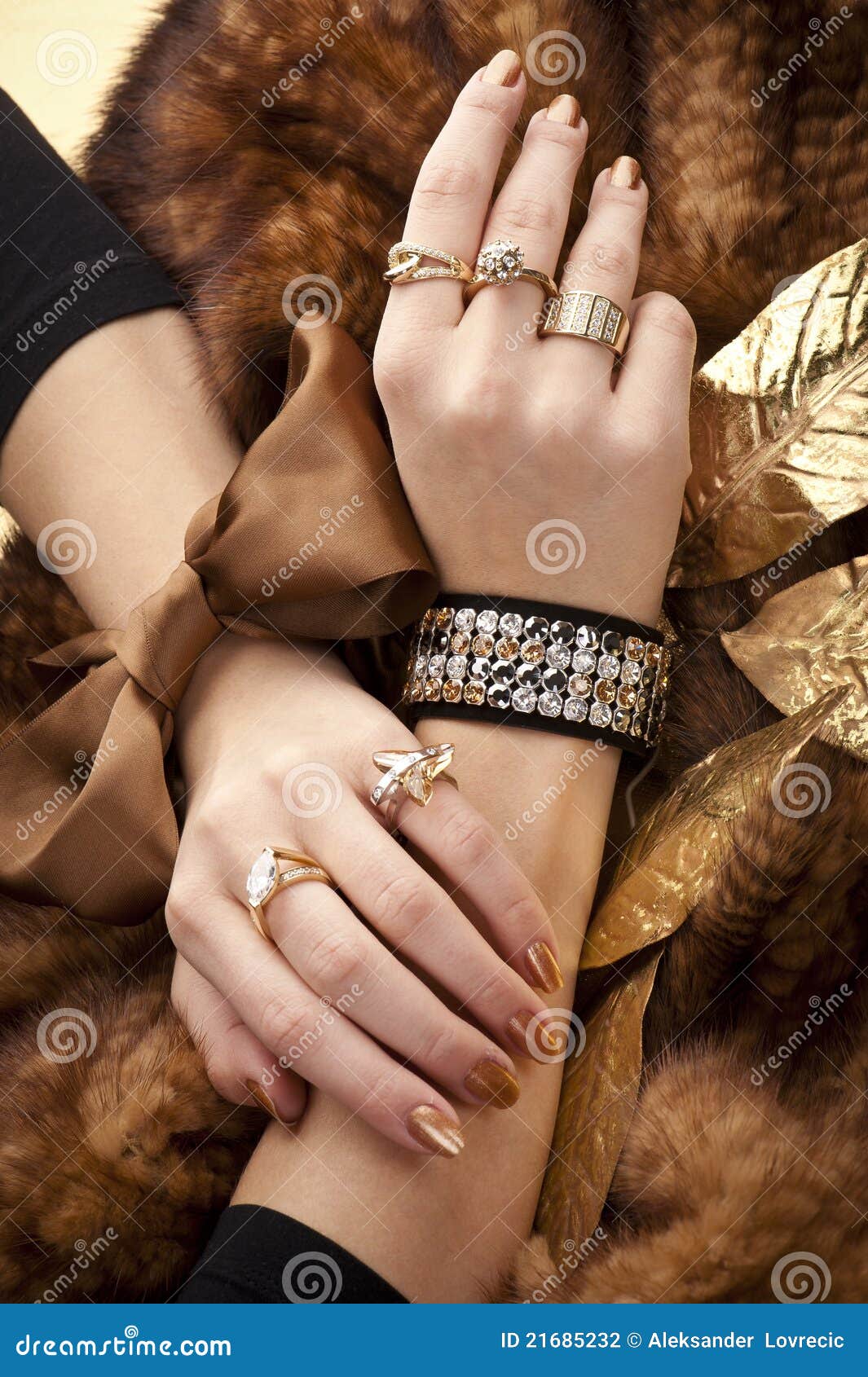 Close Up of Hands with Accessory Stock Photo - Image of background ...