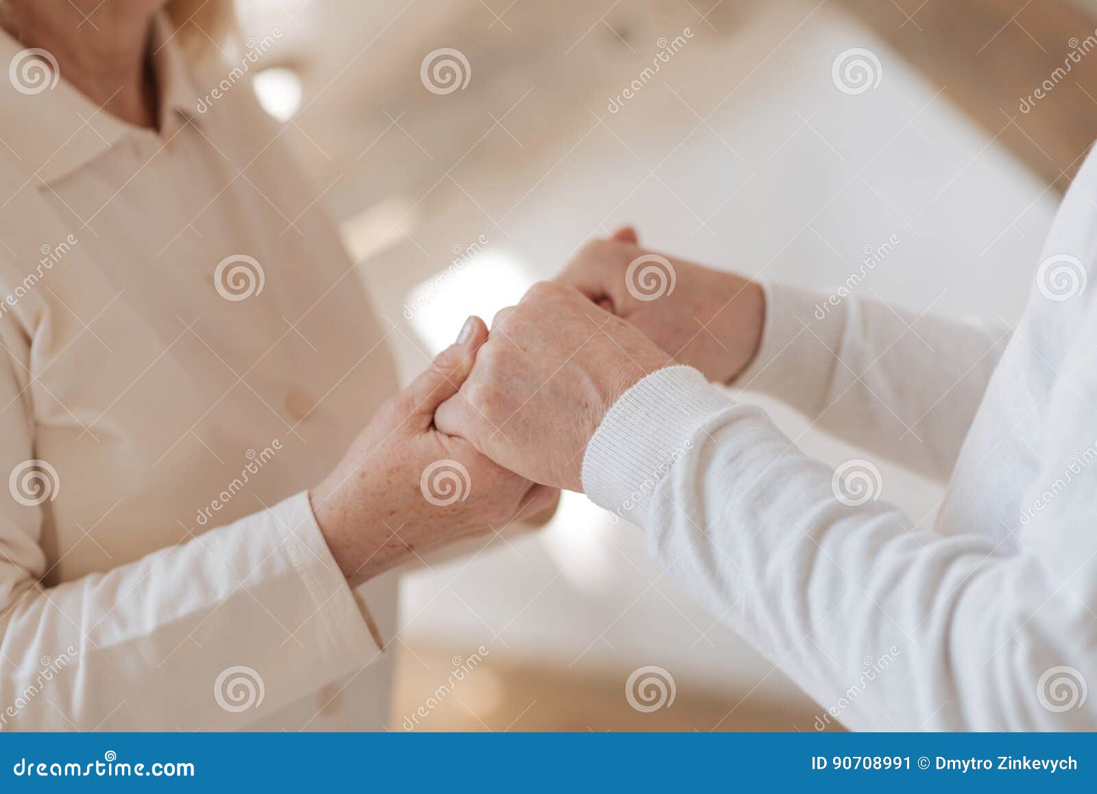 Close Up of Hands Being Held Together Stock Image - Image of ...