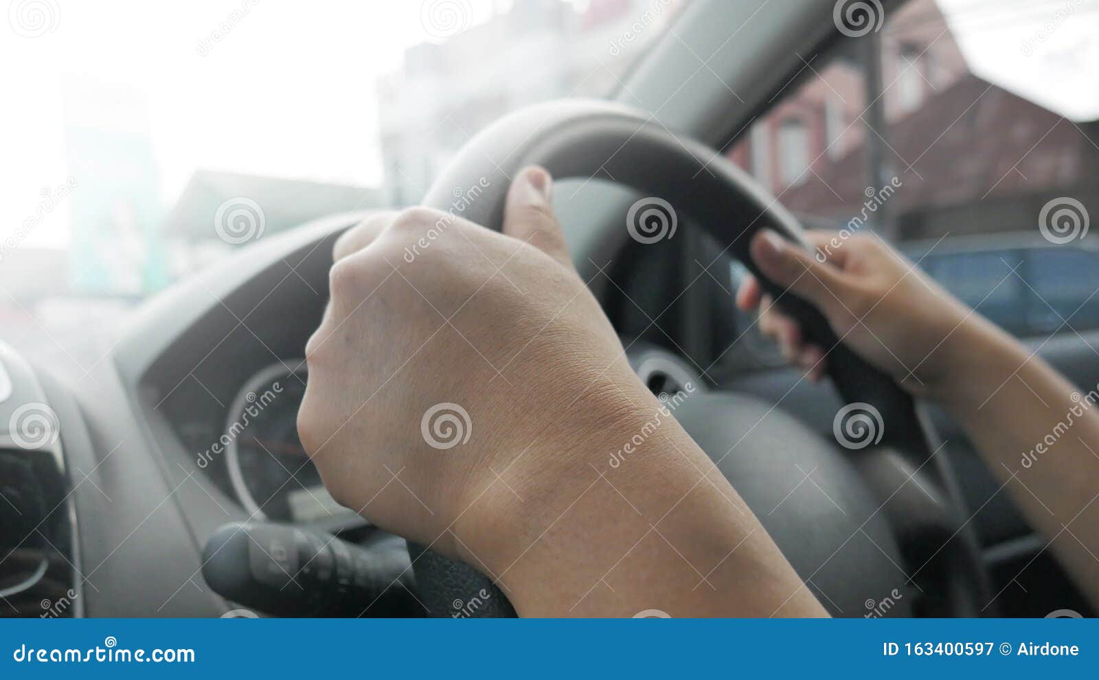 Close Up of Hands Driving Car Concept Stock Image - Image of modern ...