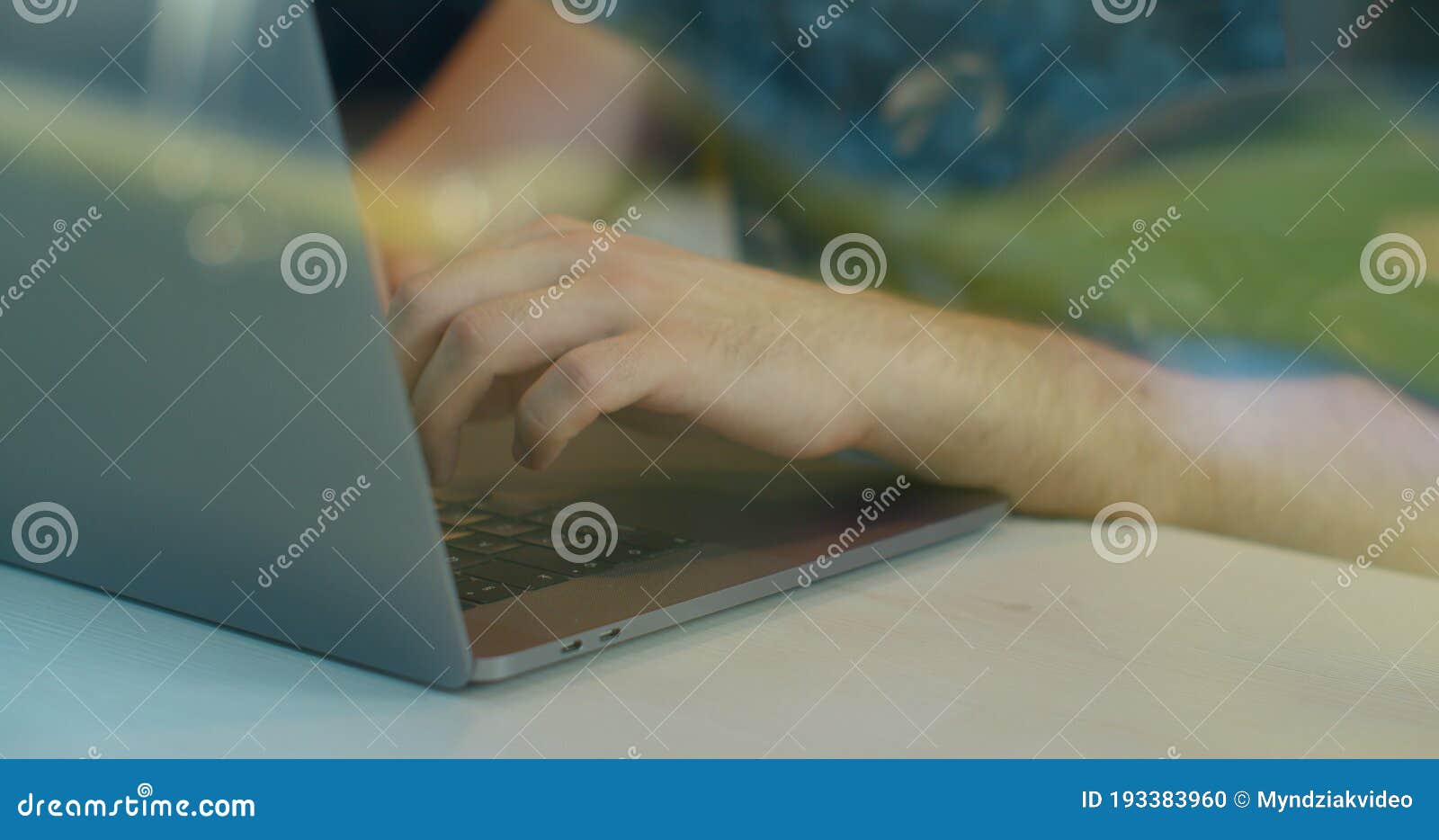 Close Up Hands Engineers Developing Software App Using Digital Laptop ...