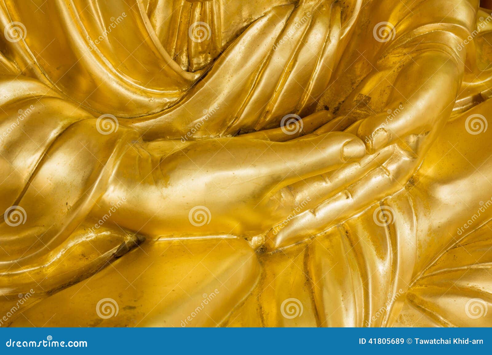 Close Up Hands of Gold Buddha Statue Stock Image - Image of east, asia ...