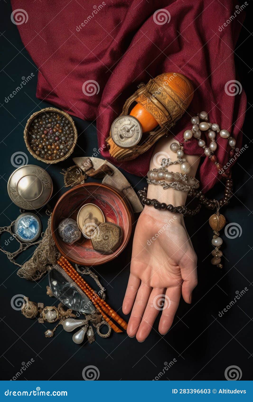 Close-up of Hands Holding Various Objects in daily Life Stock ...