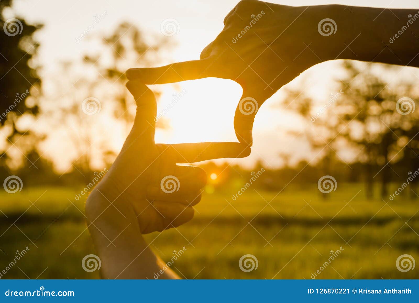 Close Up of Hands Making Frame Gesture. Close Up of Woman Hands Stock ...