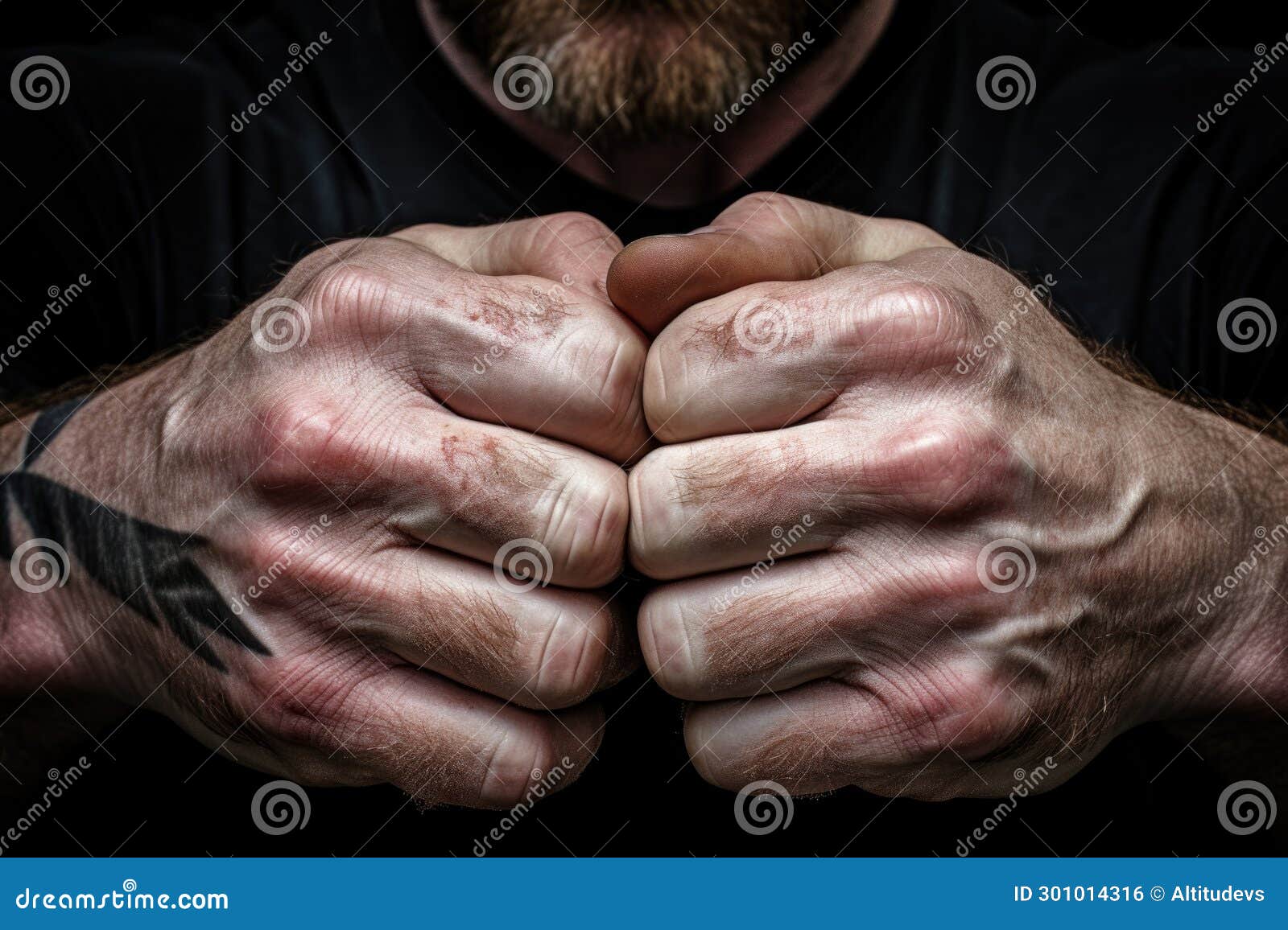 Close-up of Hands Positioned for a Krav Maga Strike Stock Photo - Image ...