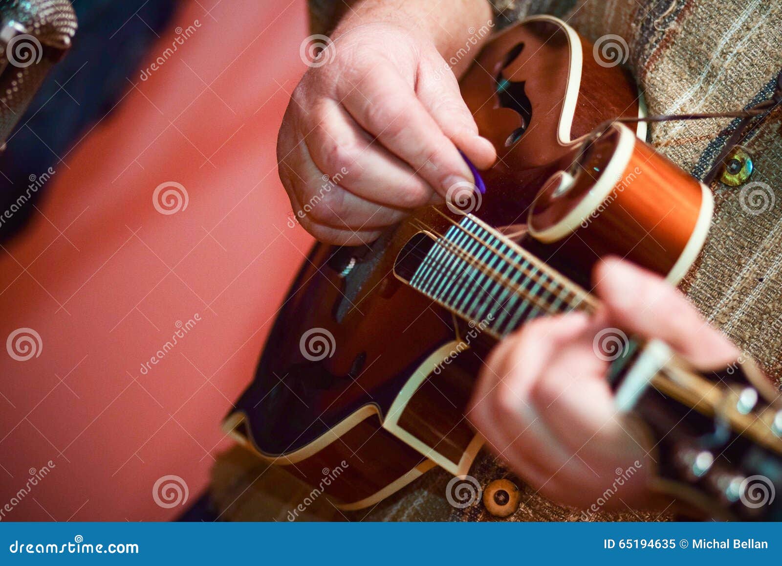 Close Up Hands Senior Man Playing Mandolin Stock Image - Image of male ...