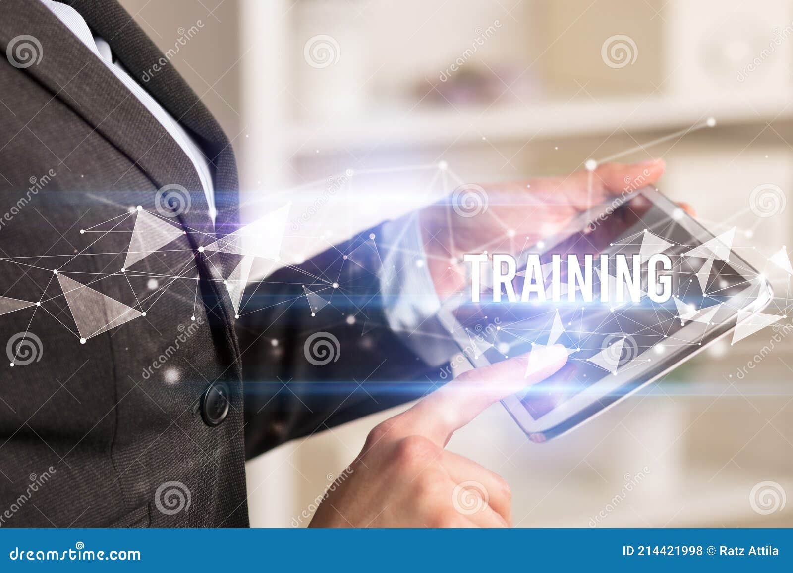 Close Up Hands Using Tablet Stock Photo - Image of concept, screen ...