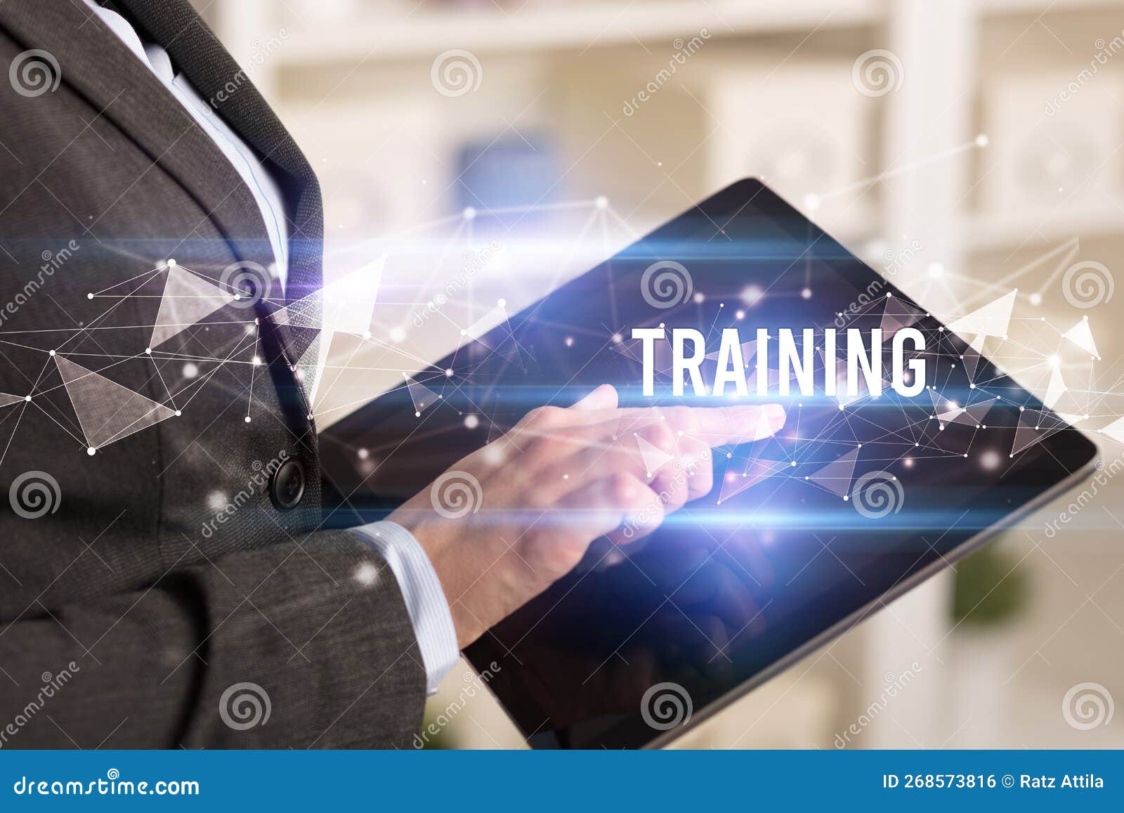 Close Up Hands Using Tablet Stock Photo - Image of multitasking, media ...