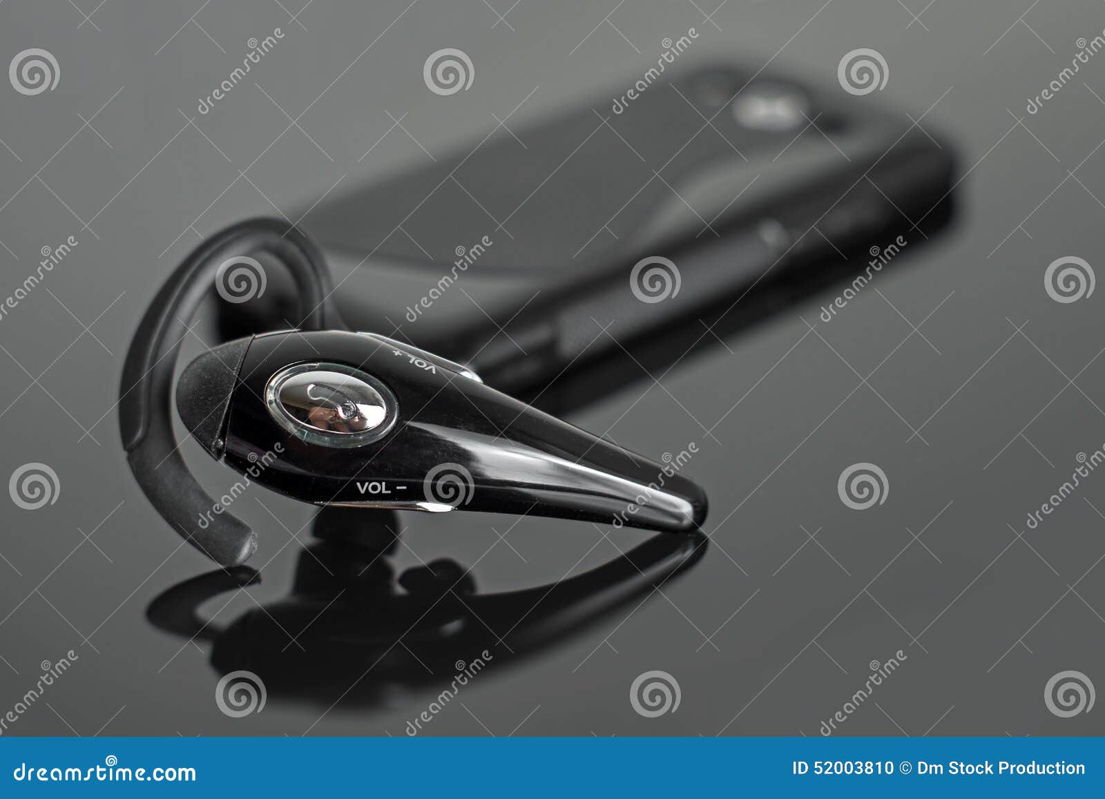 Close-up of Handsfree Bluetooth Device. Stock Photo - Image of digital ...
