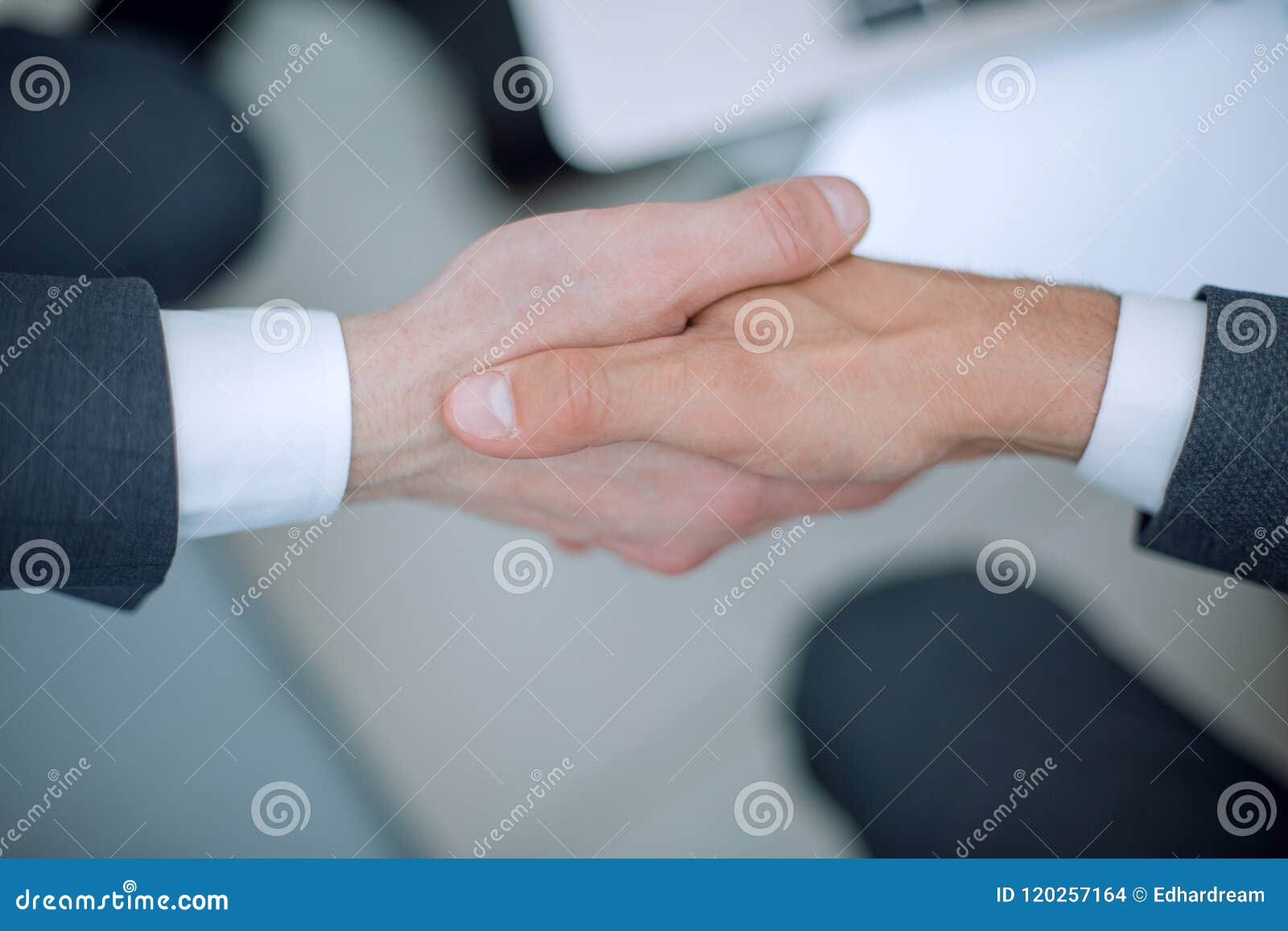 Close Up. Handshake Business People Stock Photo - Image of agreement ...