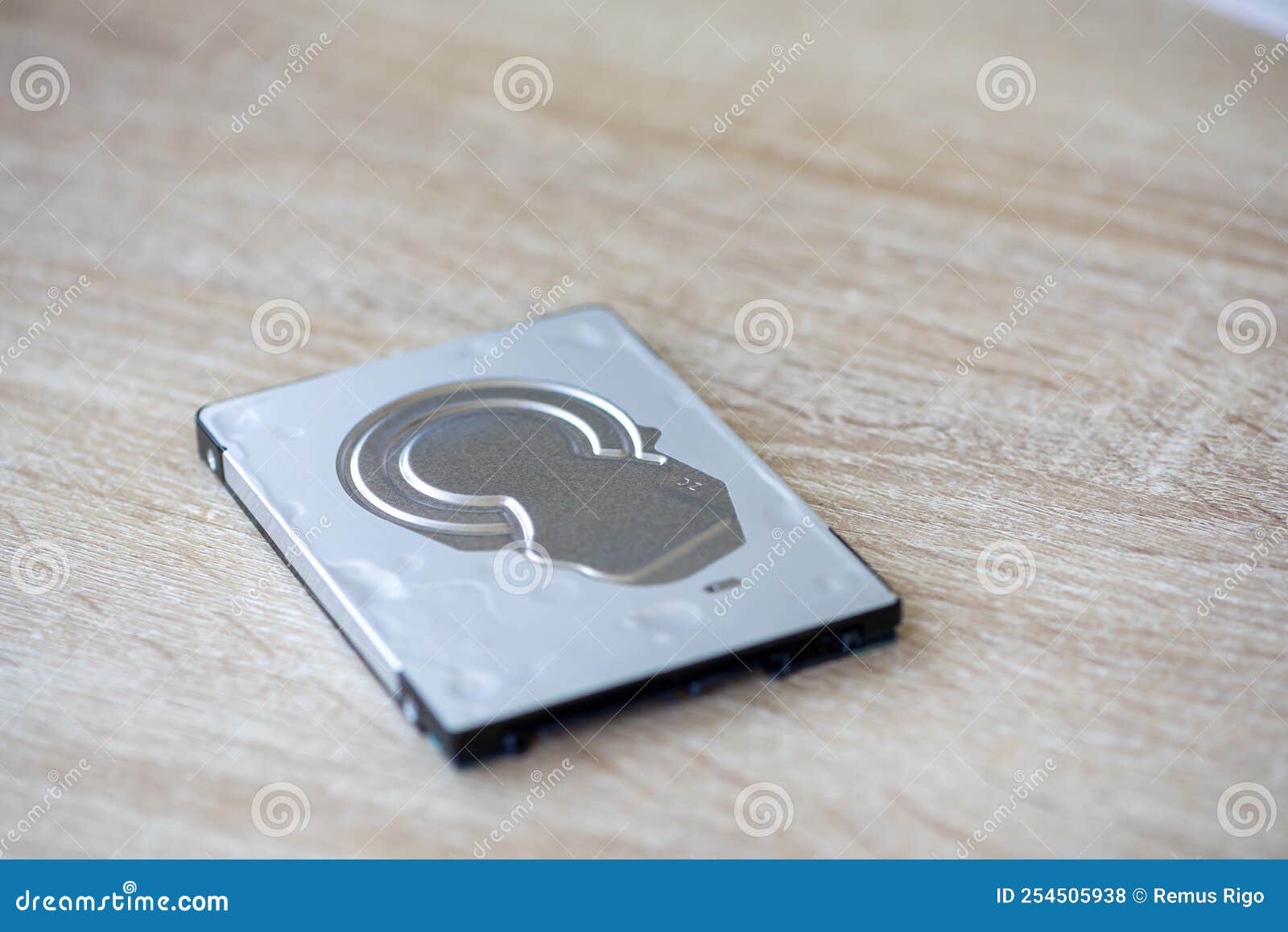 Close-up of a hard disk stock photo. Image of head, hardware - 254505938