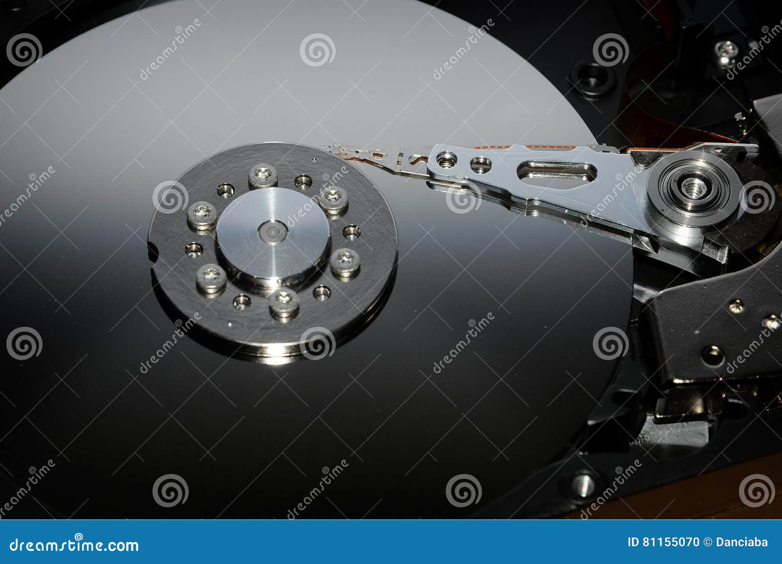 Close up of hard disk stock photo. Image of digital, disk - 81155070