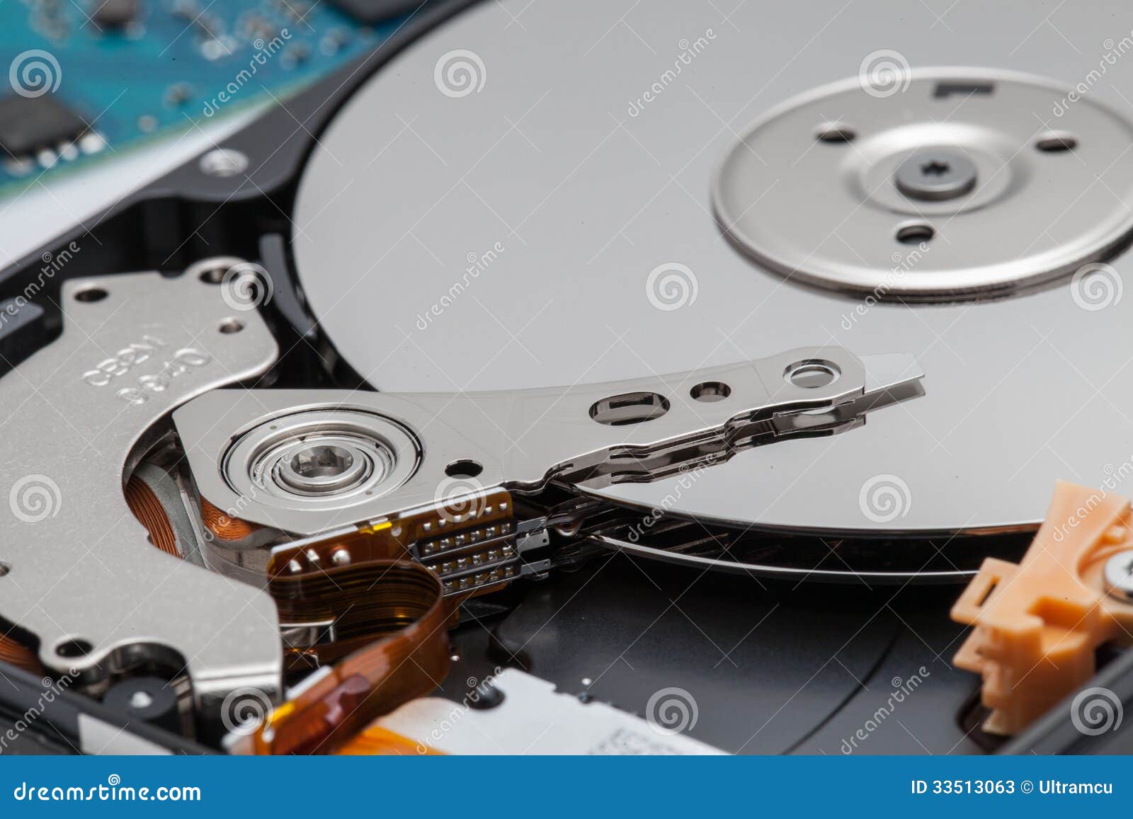 Close up of hard disk stock image. Image of information - 33513063