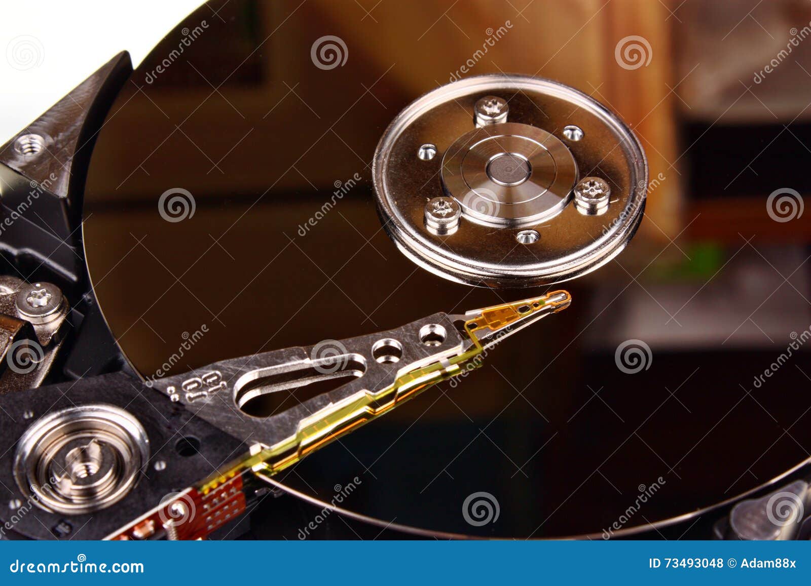 Close up hard disk stock photo. Image of diagnostic, computers - 73493048