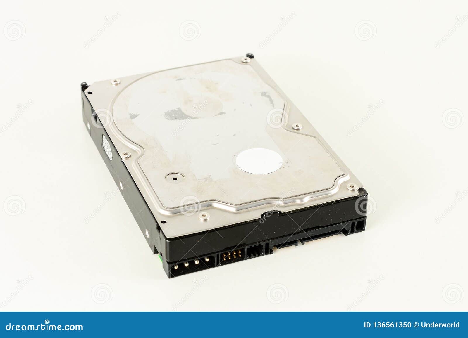 Close up of hard disk stock photo. Image of disk, technology - 136561350