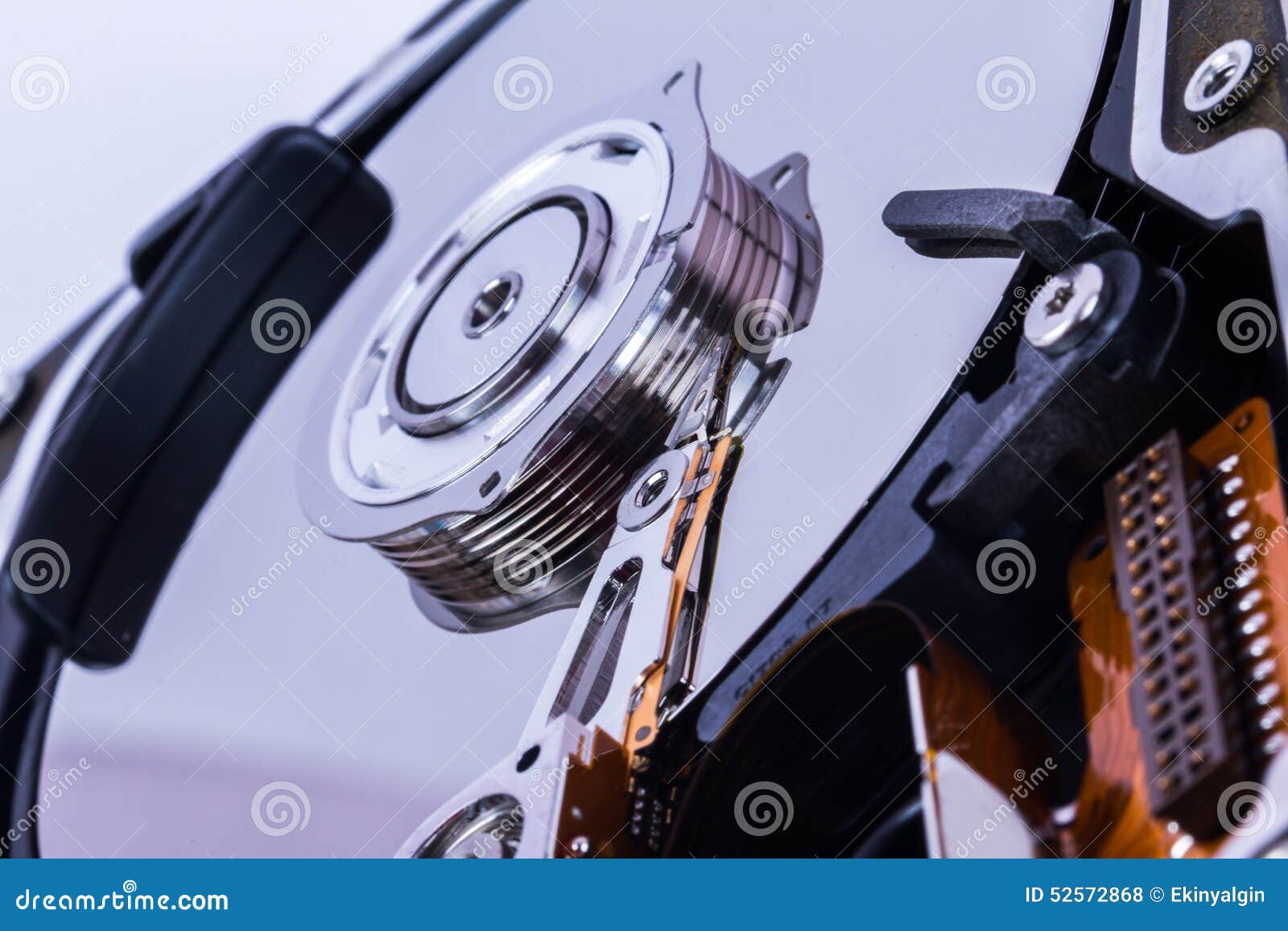 Close Up Hard Disk stock photo. Image of memory, megabyte - 52572868