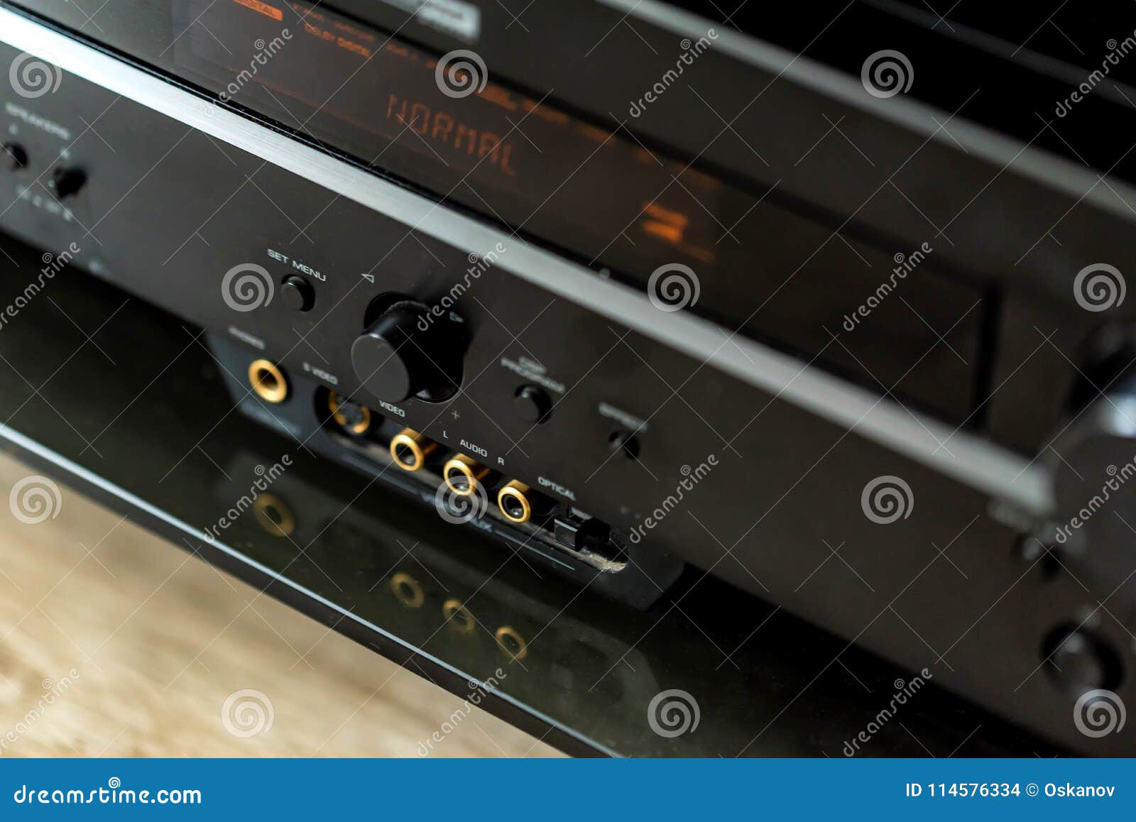 Control Panel of Modern TV Close Stock Photo - Image of media, button ...
