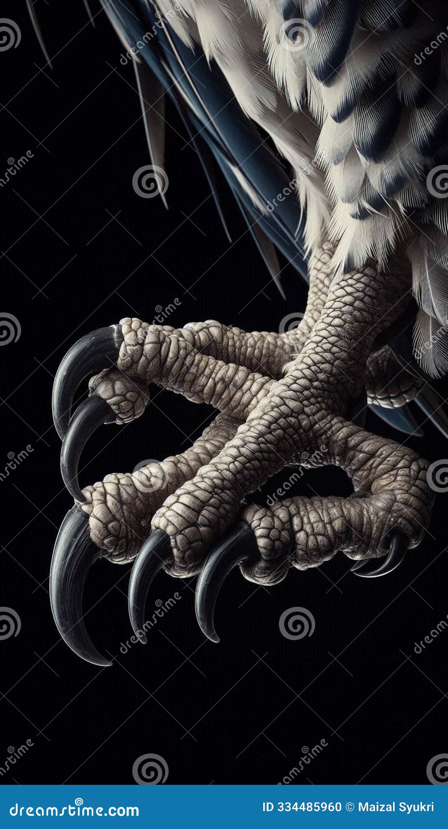Close-Up of a Harpy Eagleâ€™s Talons Stock Illustration - Illustration ...