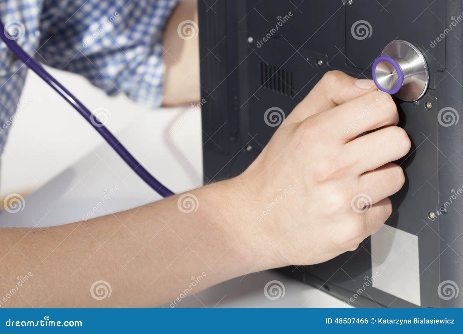 Close-up of healing laptop stock photo. Image of color - 48507466