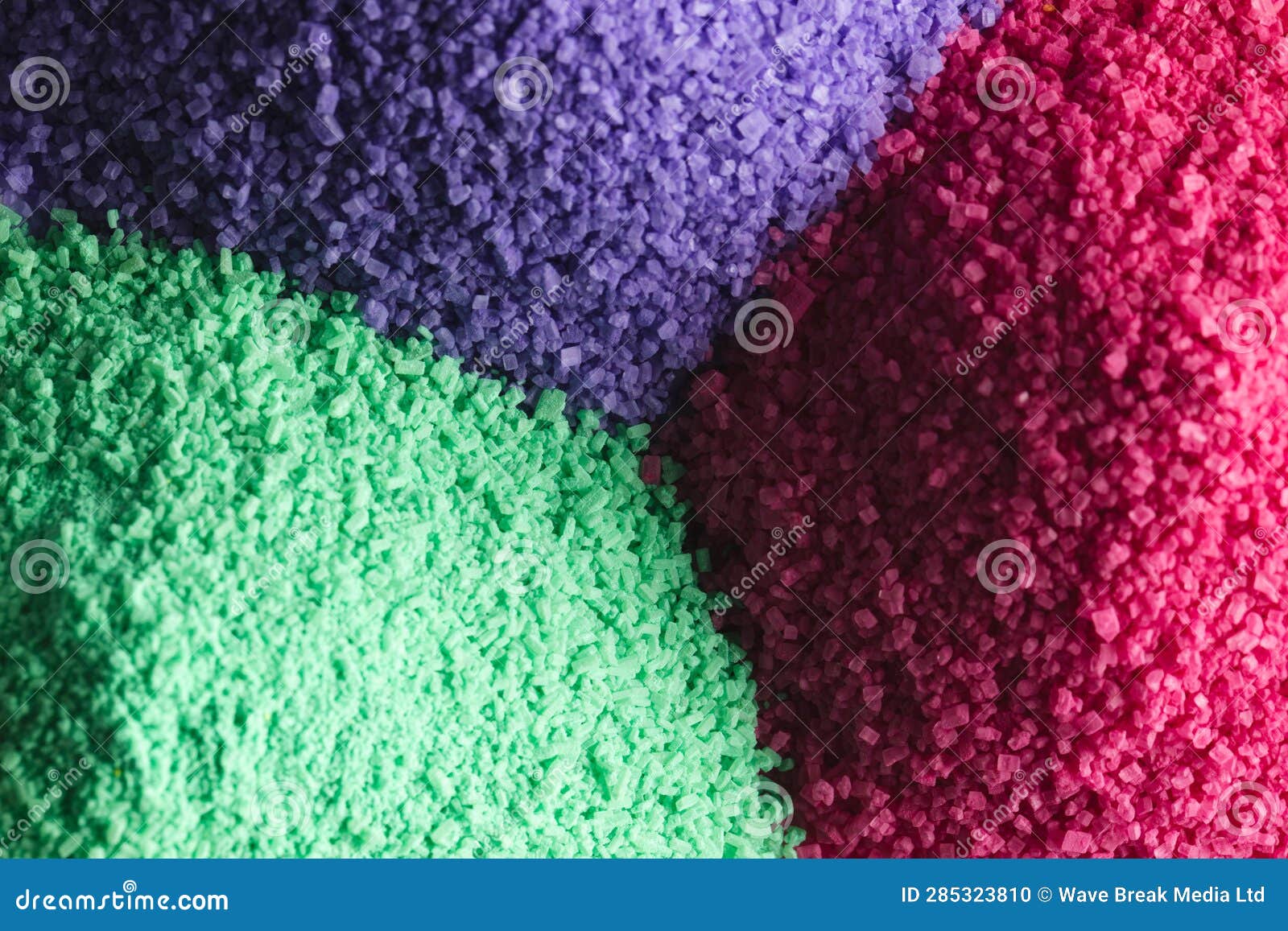 Close Up of Heaps of Multi Coloured Sand Stock Photo - Image of sand ...