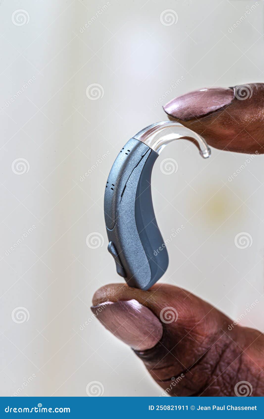 Hearing Disorders-Hearing Pothesis . Hearing Aids Stock Image - Image ...
