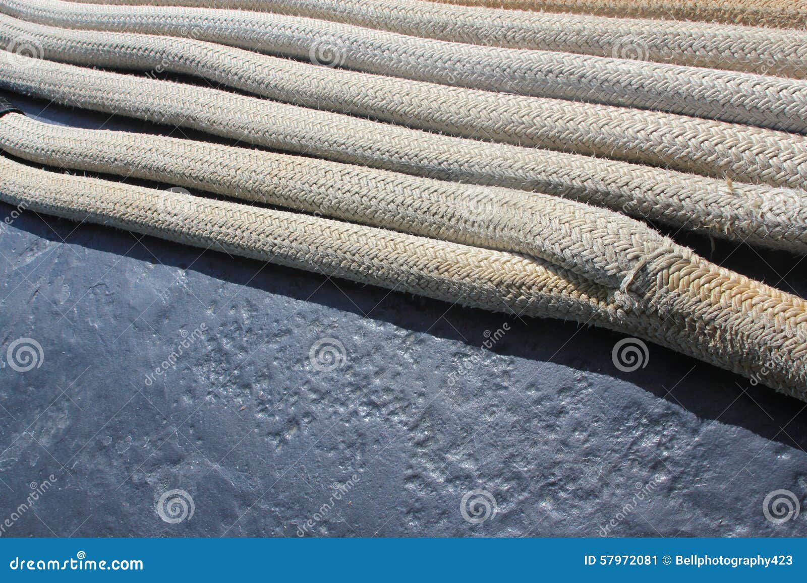 Close Up of Heavy Duty Rope Stock Image - Image of boating, coils: 57972081